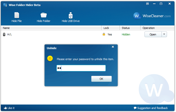 Hide USB/Unhide USB Drive